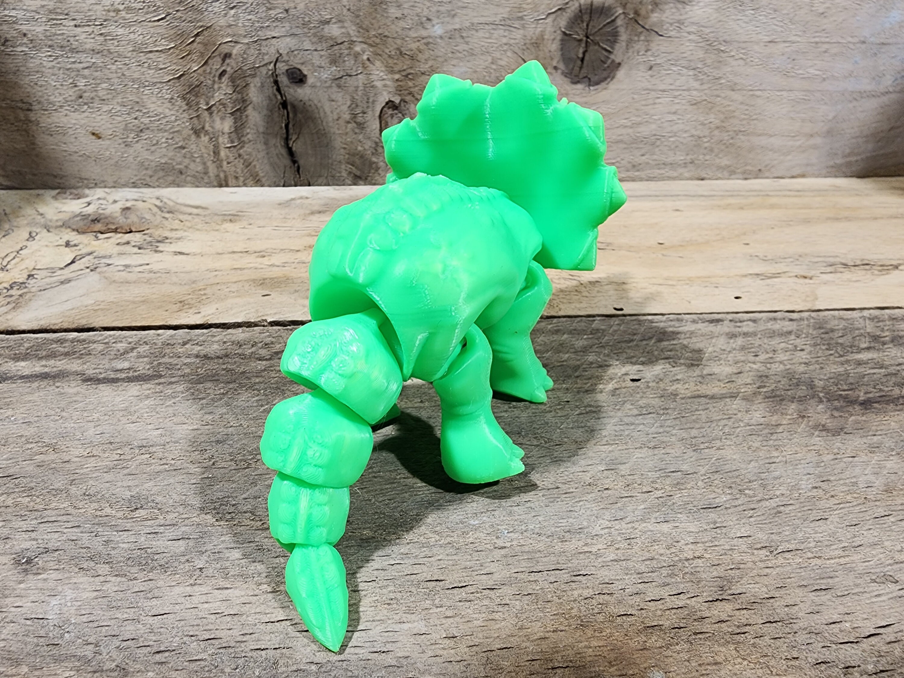 Flexing Factory 3D Printed Green Triceratops With Moving Parts. - Etsy