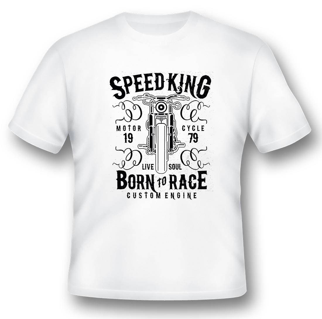 Speed King Born to race tee shirt 08012016 - Etsy France
