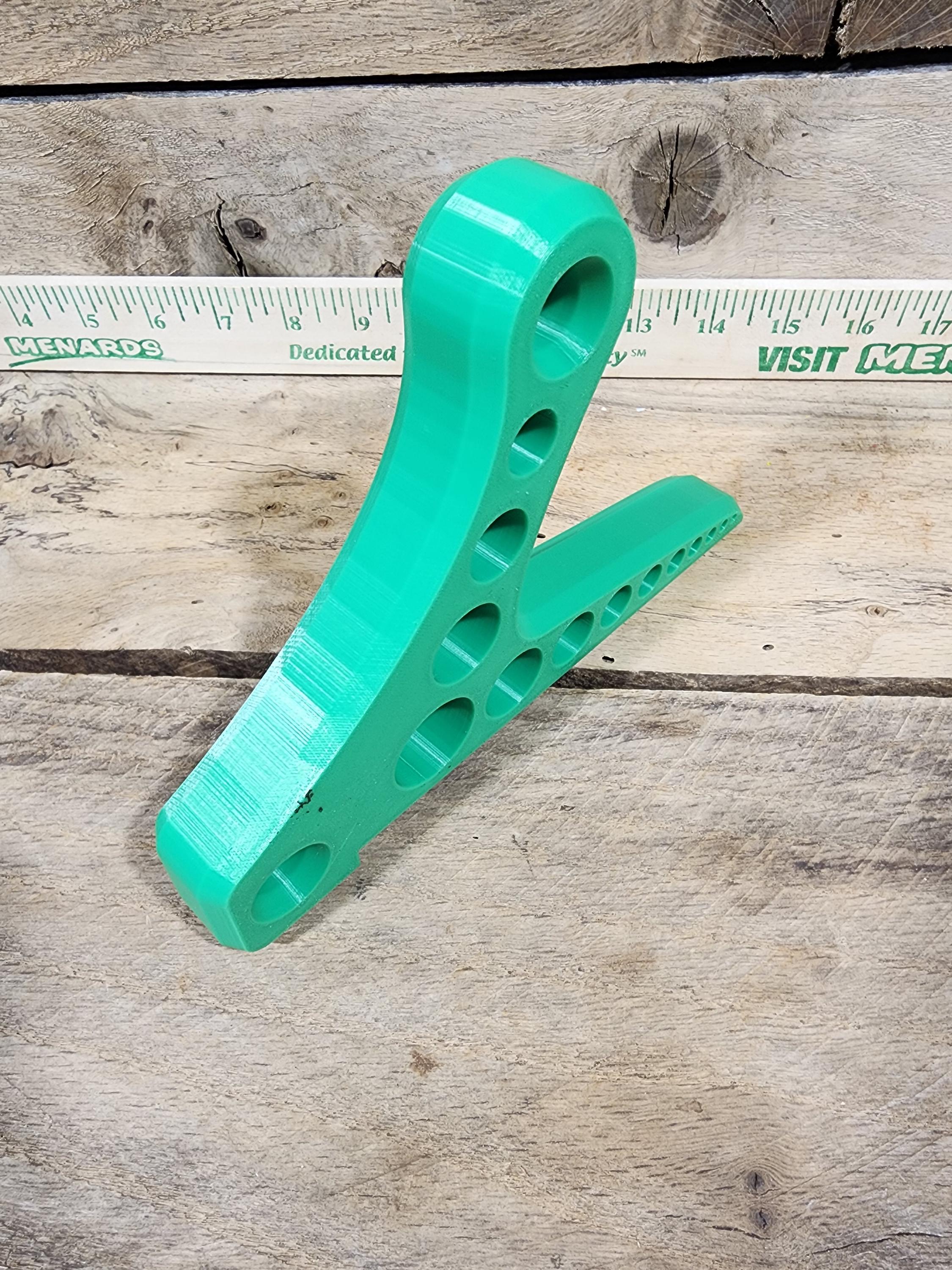 3D Printed Table Saw Push Stick Green. Used to Push Lumber Thru ...