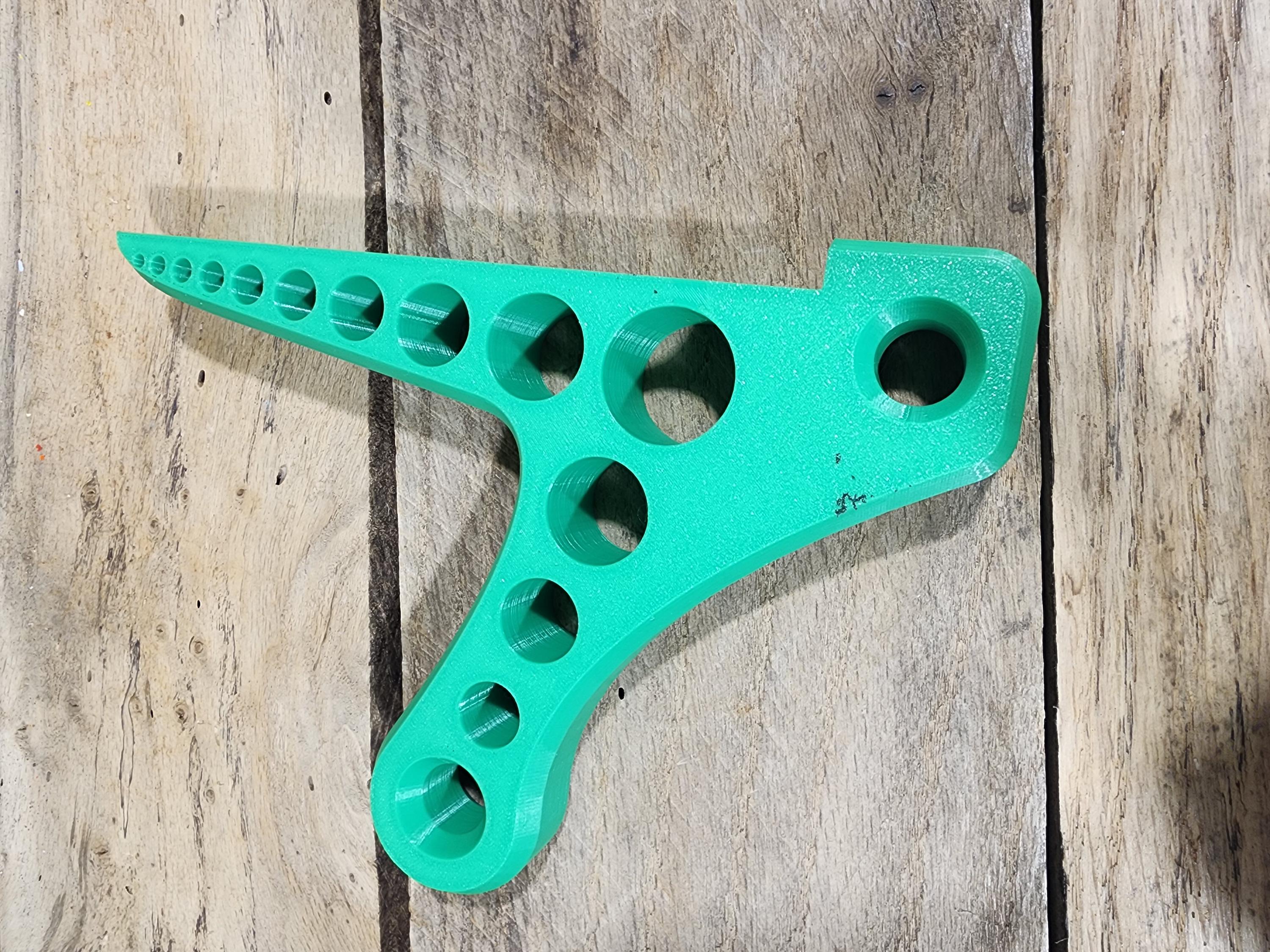 3D Printed Table Saw Push Stick Green. Used to Push Lumber Thru ...