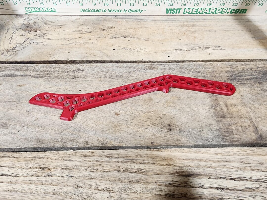 3D Printed Table Saw Push Stick Dark Red. Used to Push Lumber Thru ...