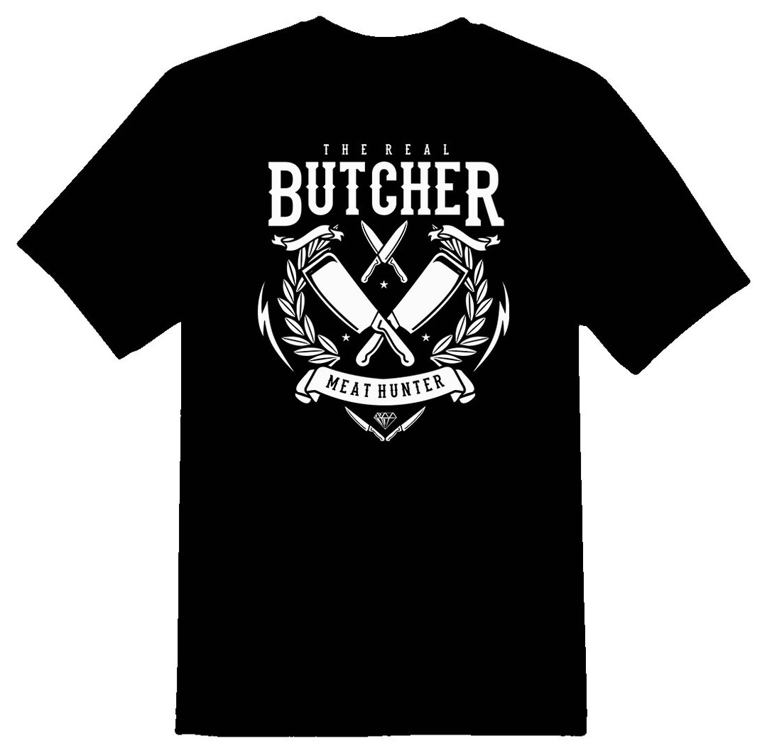 The Real Butcher Meat Hunter Tee Shirt 08012016 - Etsy