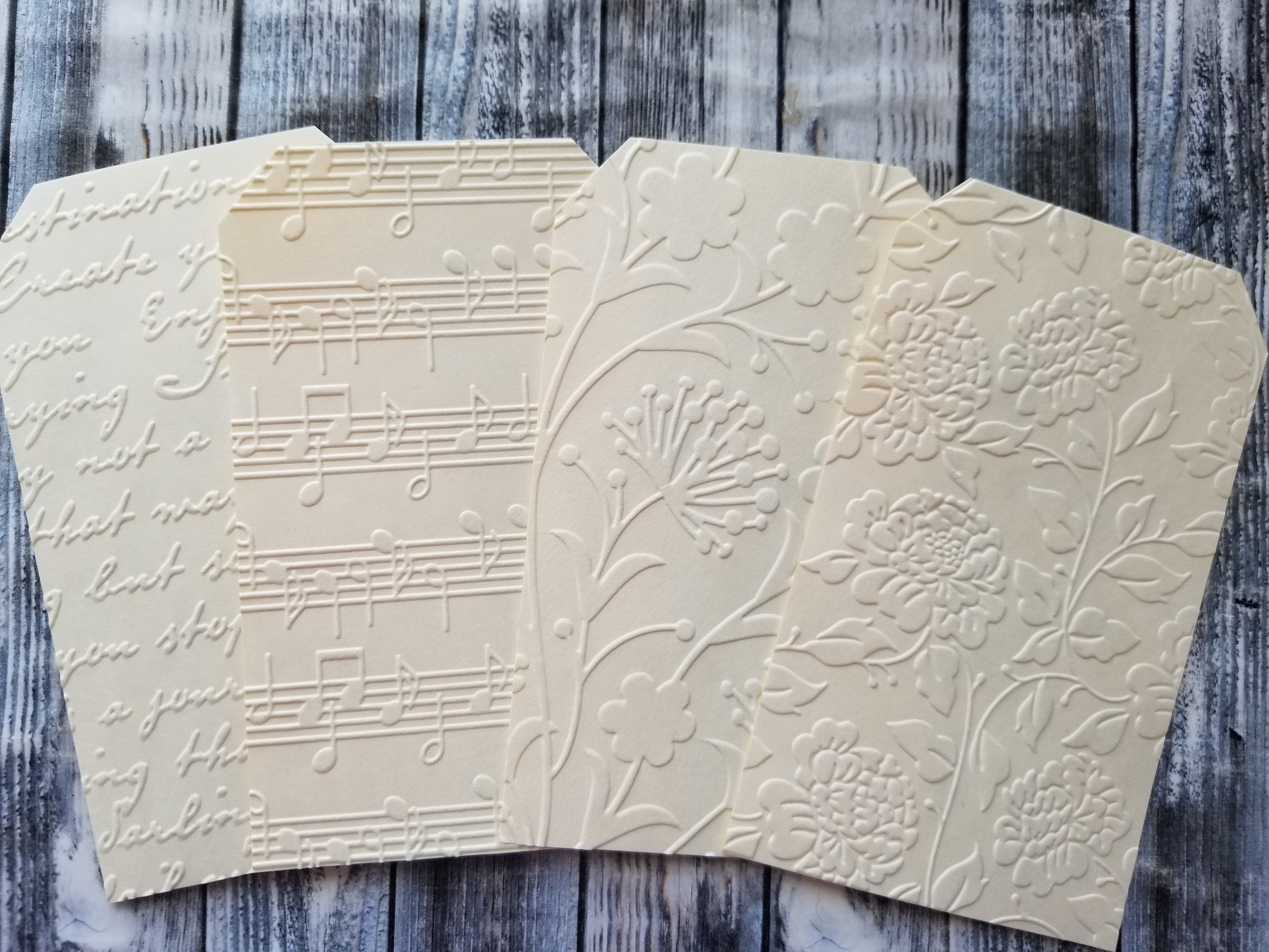 Embossed Tags Junk Journal Ephemera Vintage Grungy Mixed Media ...