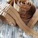 Handmade Paper Ruffle Trim: Sewn Shipping Paper, Junk Journal ...