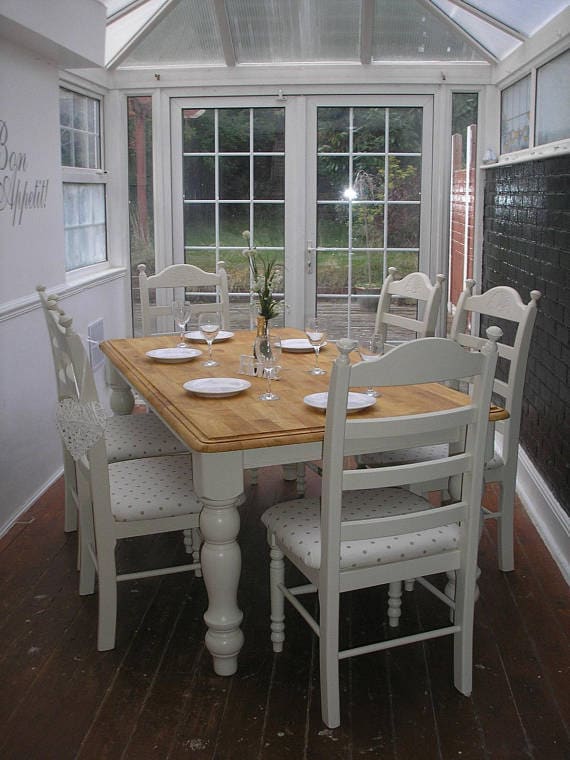 Winter Sale Beautiful 6ft X 3ft Table Set - Etsy UK