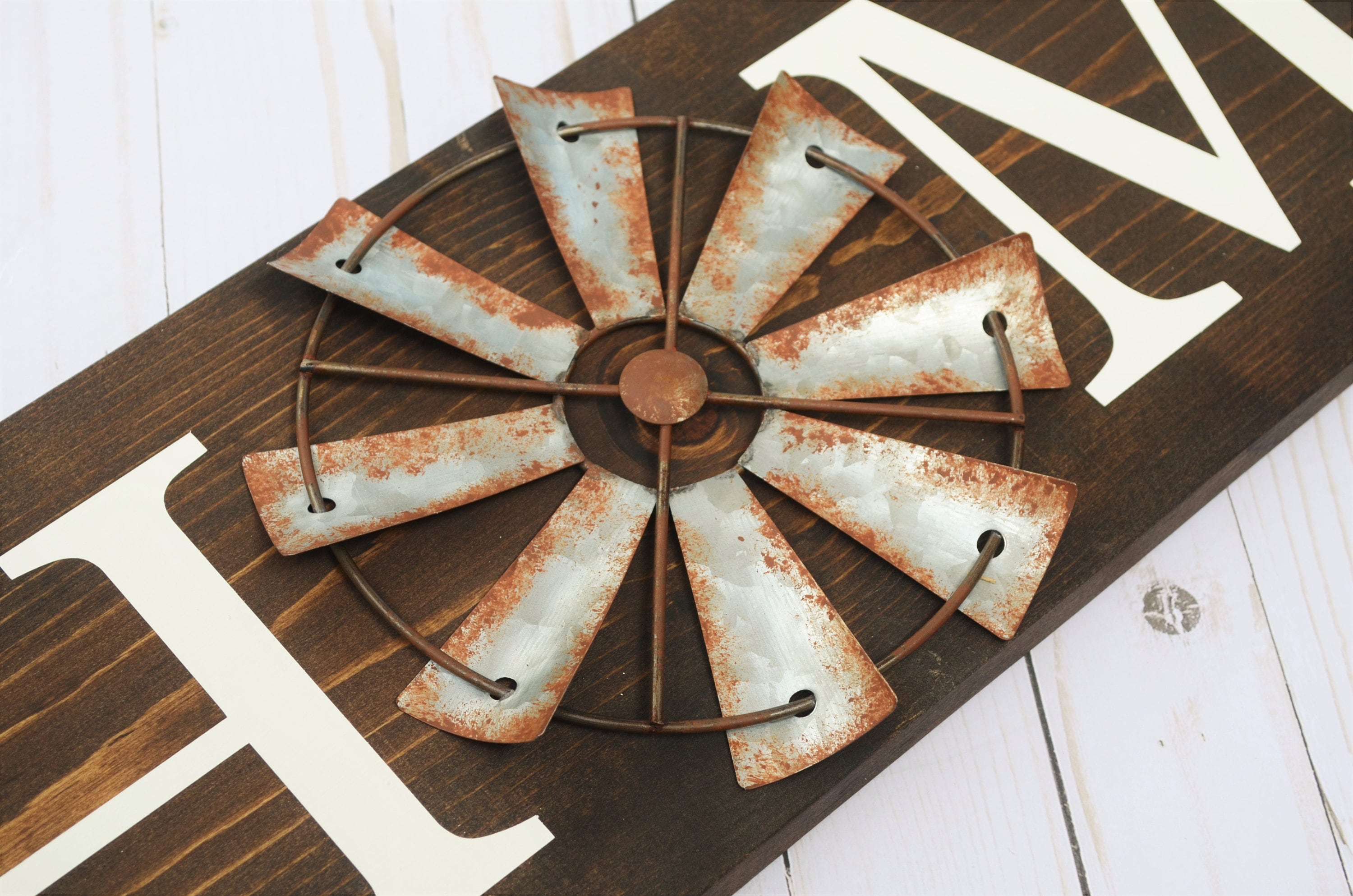 Home Sign With Windmill Home Sign Home Sign Wreath - Etsy