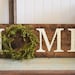 Home Sign With Wreath, Farmhouse Decor, Farmhouse Sign, Rustic Decor ...