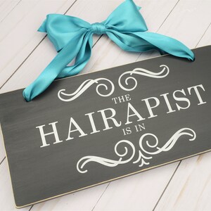 Hairapist Sign, Wood Sign, Farmhouse Sign, Hair Salon Sign, Hair Salon ...