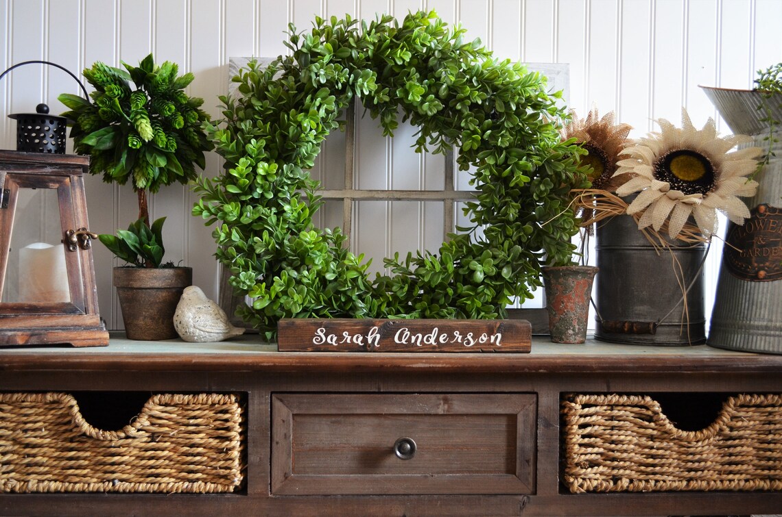 Desk Wood Sign Desk Sign Name Sign Wood Sign | Etsy