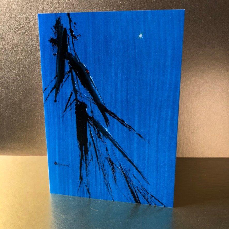 Beauteous Evening Holiday Card by Artist Tyrus Wong - Etsy