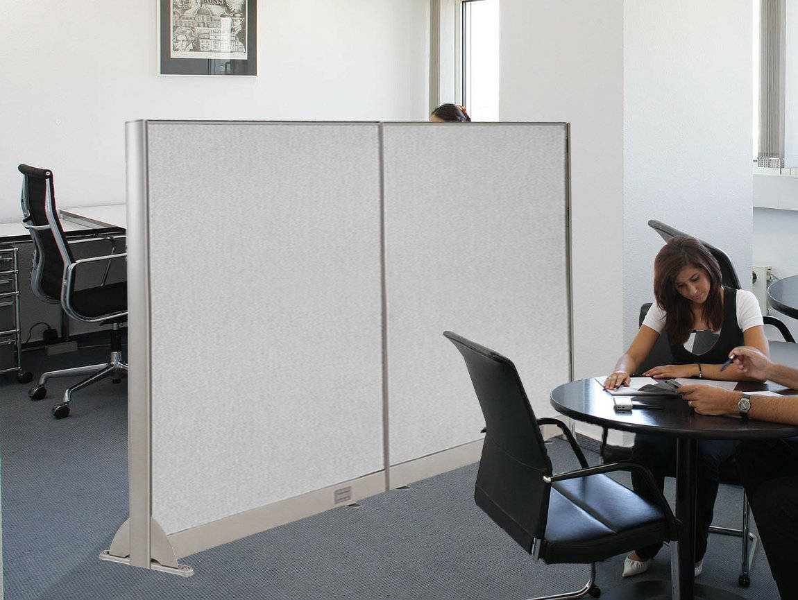 GOF Wall Mounted Office Partition, 72W X 60H / Office Panel, Room ...