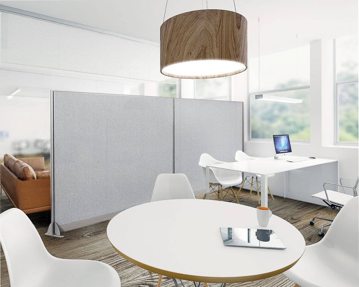 GOF Wall Mounted Office Partition, 72W X 60H / Office Panel, Room ...