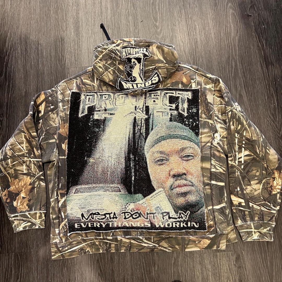 Project Pat Mista Dont Play Custom Handmade Tapestry Hooded Camo ...