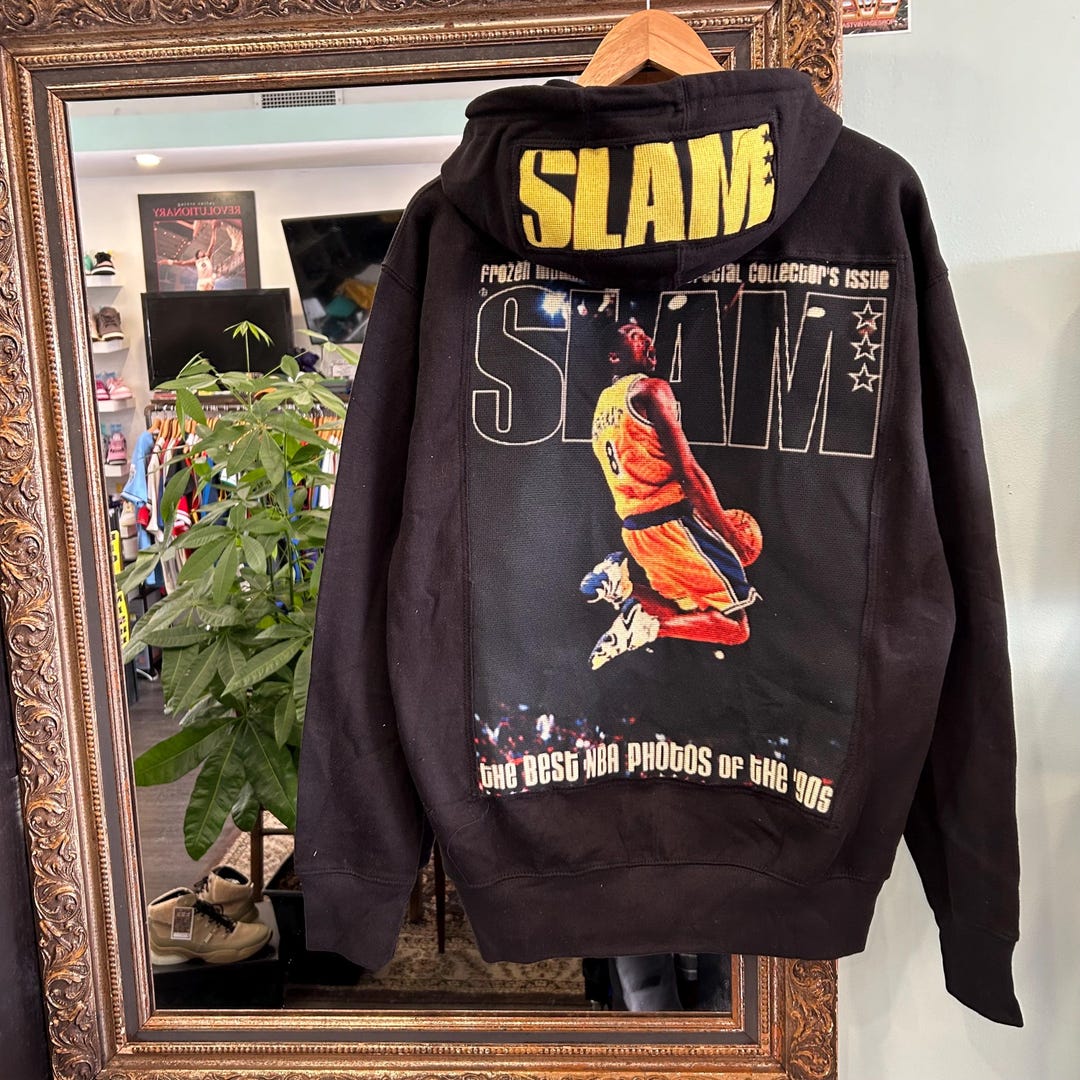 Custom Kobe Bryant Mamba Slam Magazine Tapestry Sweater Mens Hoody Size ...