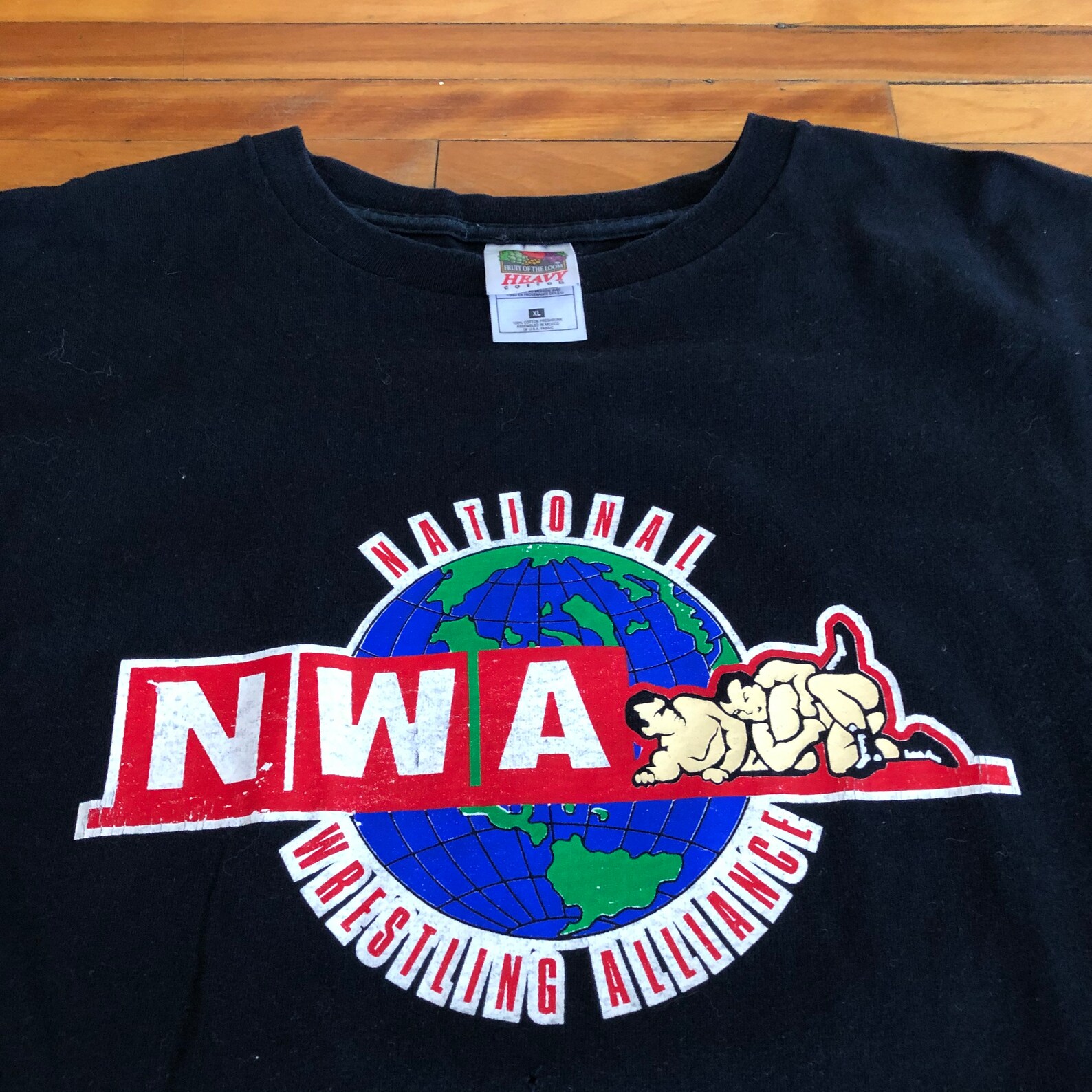Vintage Nwa National Wrestling Alliance CWF Shirt Mens Size XL - Etsy