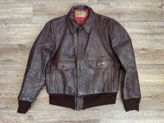 Vintage 1950s Hercules Horsehide Jacket True VTG 60s … - Gem