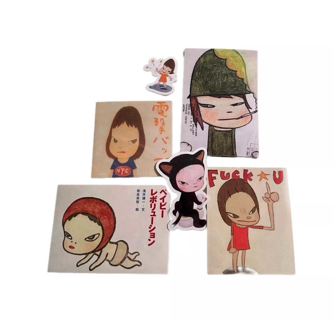 Yoshitomo Nara Sticker Pack! - Etsy