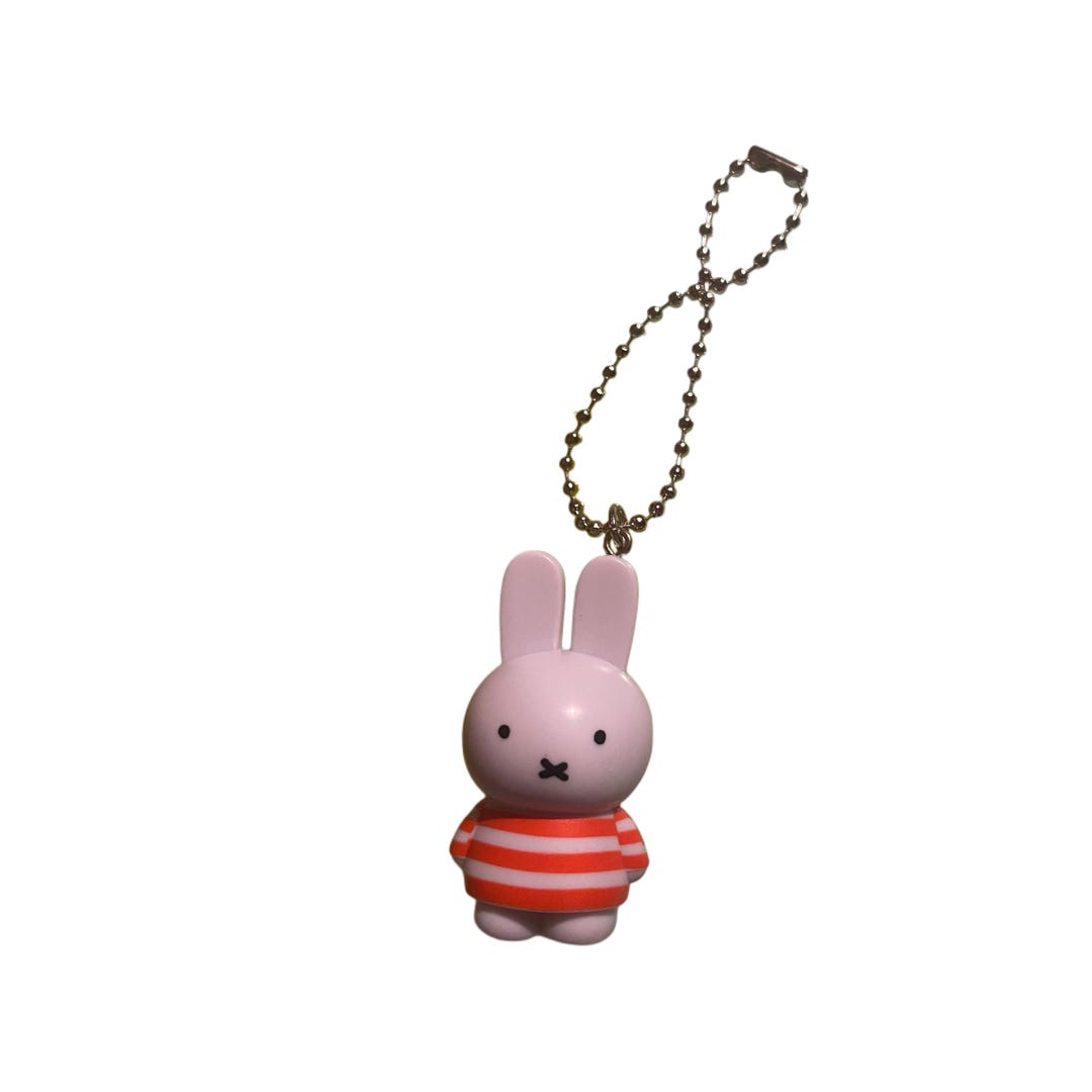 Handmade Miffy Figurine Keychain - Etsy