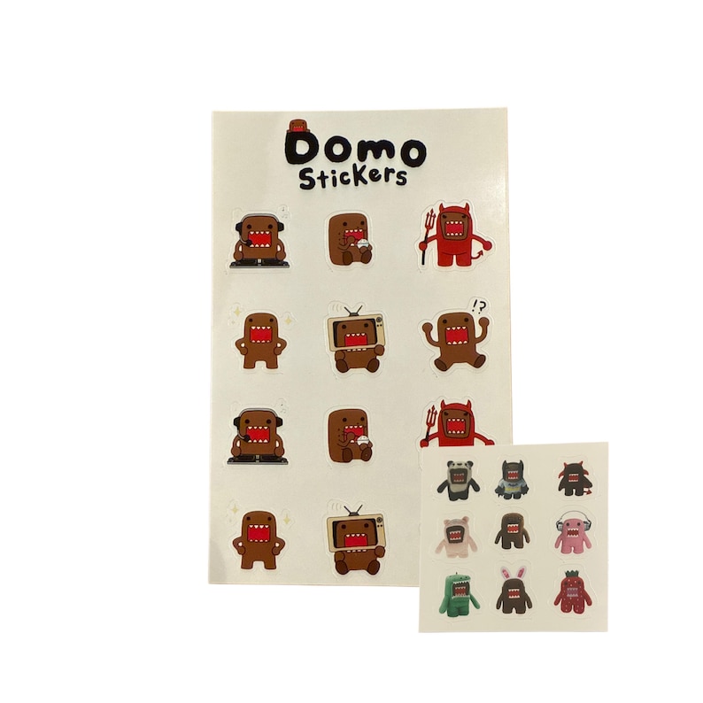 Domo Kun Sticker Multi Pack - Etsy