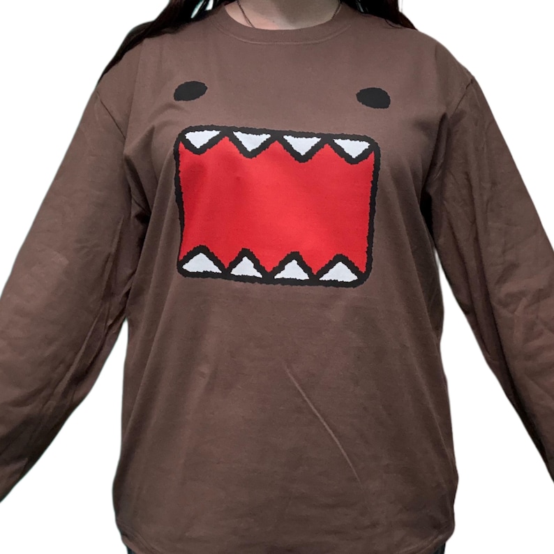 Handmade Domo Kun Shirt: Bella Canvas Heavy Weight Tee - Etsy
