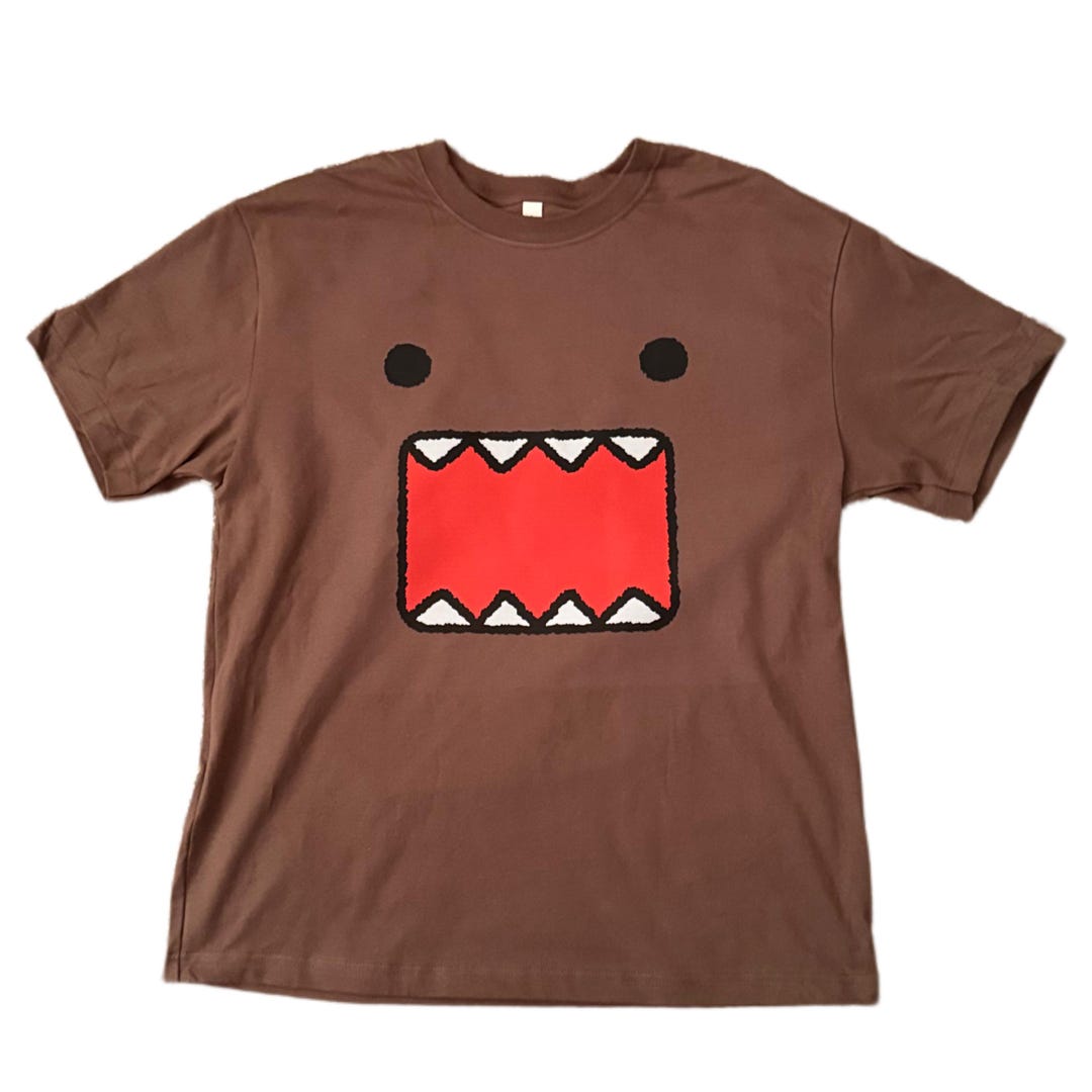 Handmade Domo Kun Shirt: Bella Canvas Heavy Weight Tee - Etsy