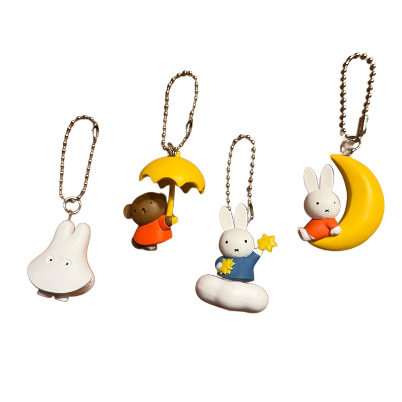 Handmade Miffy Figurine Keychain - Etsy
