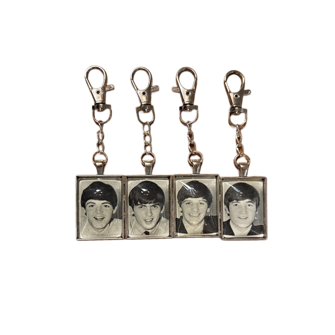 Rare Beatles Stamp Keychain - Etsy