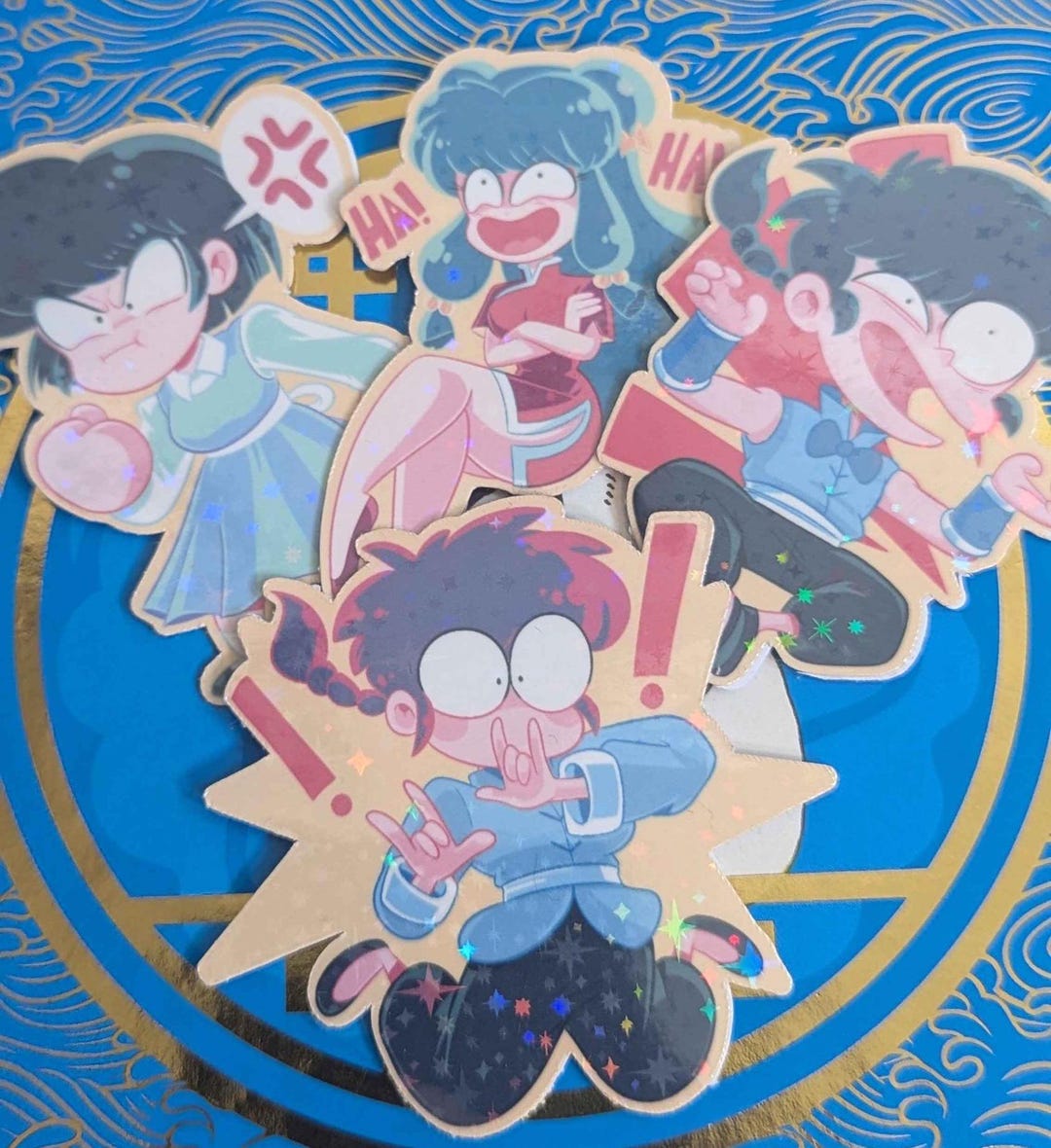 Retro Ranma 1/2 Silly Faces Sticker Pack - Etsy