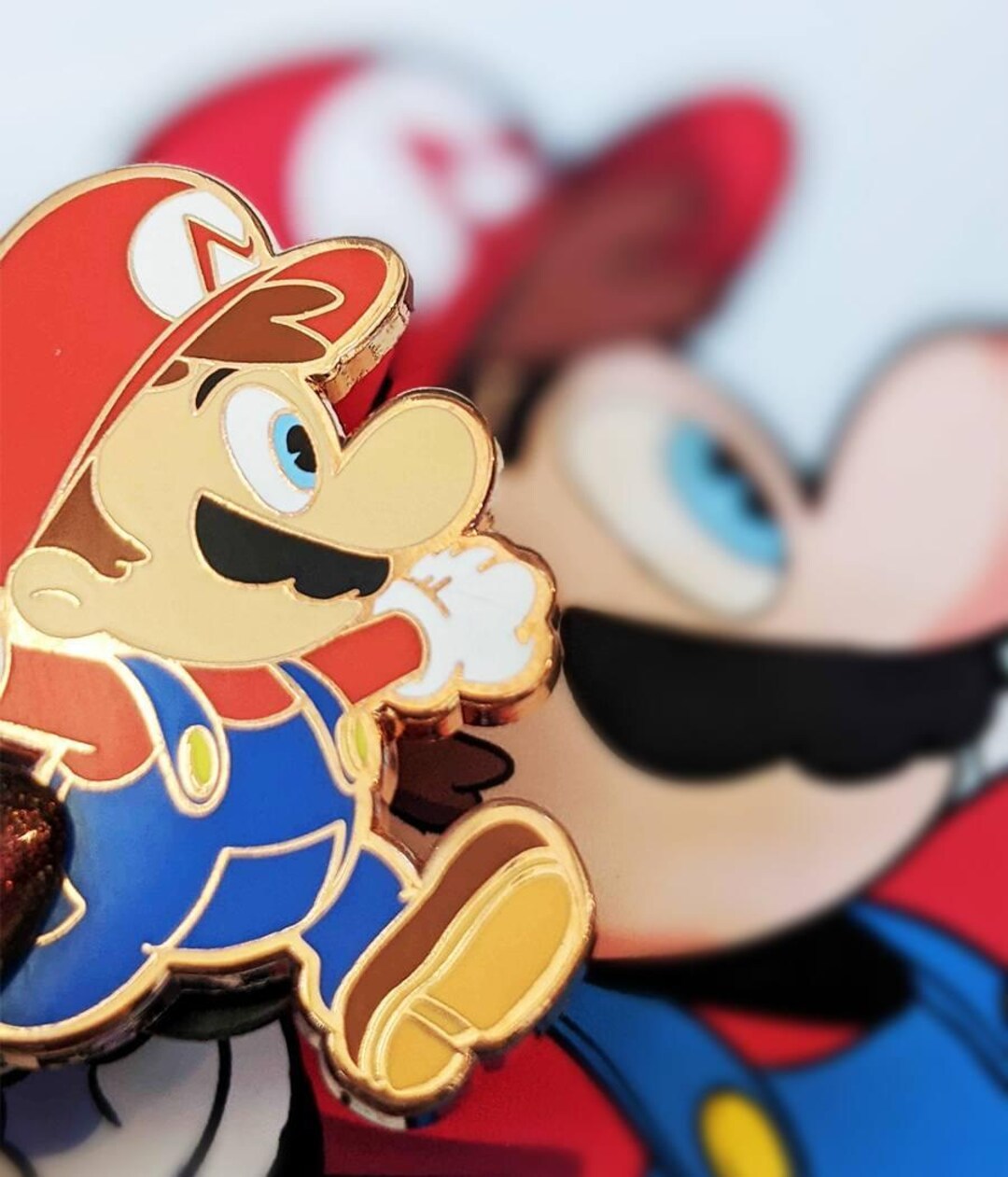 Running Plumber Enamel Pin - Etsy