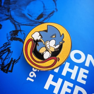 Sonic the Hedgehog Ring Enamel Pin - Etsy