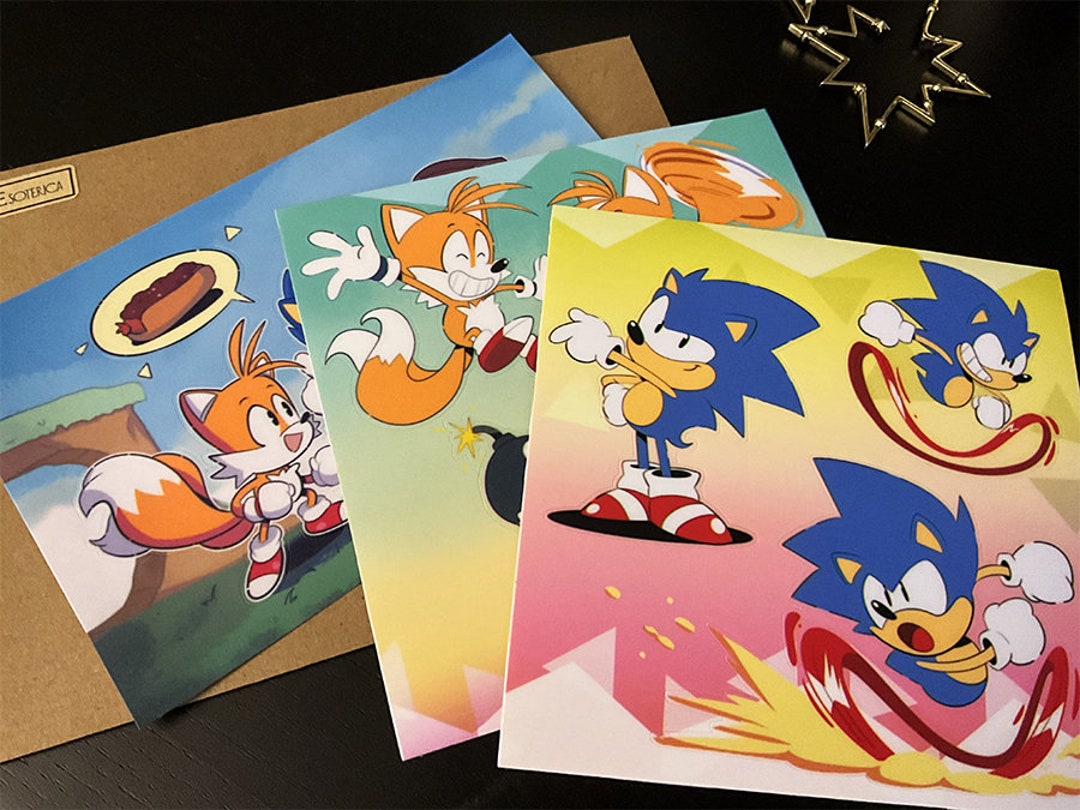 90s Sonic the Hedgehog Sticker Pack - Etsy
