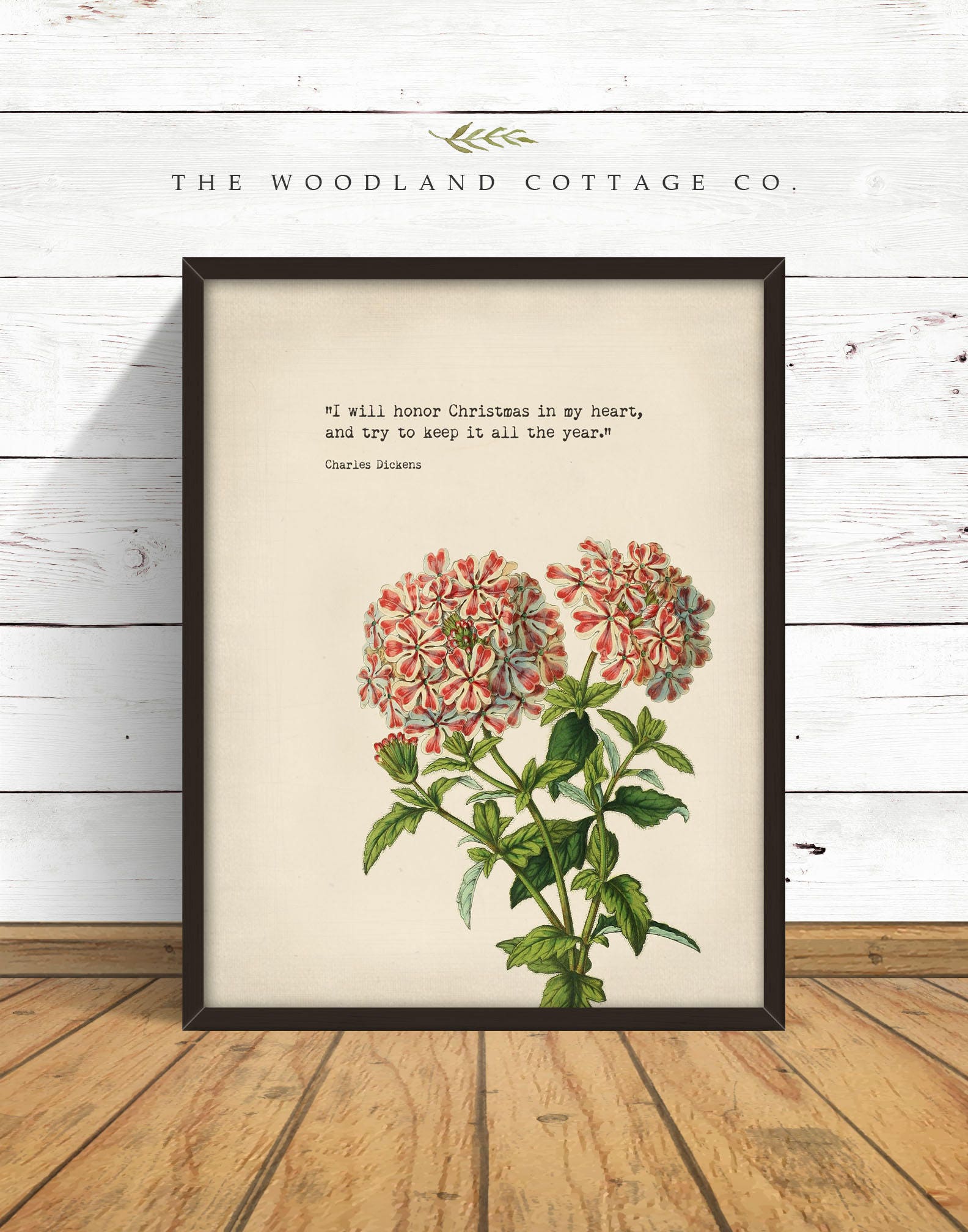 Charles Dickens Quote Art Christmas Carol Typography Print | Etsy