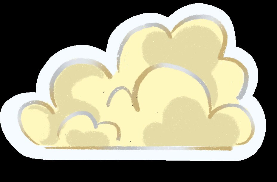 Cloud Sticker Set I Cozy Clouds I Vinyl Stickers I - Etsy
