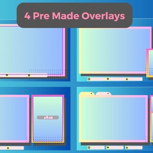 Animated Cozy Twitch Overlay | Clean Overlay Stream Package, Pop Twitch ...