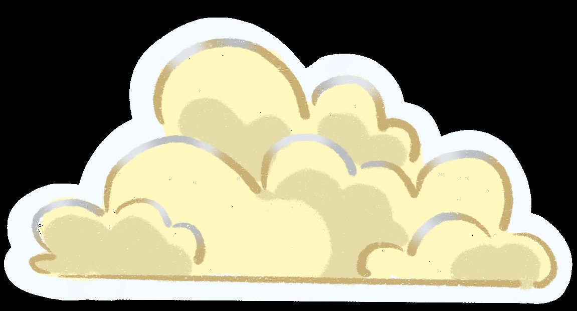 Cloud Sticker Set I Cozy Clouds I Vinyl Stickers I - Etsy