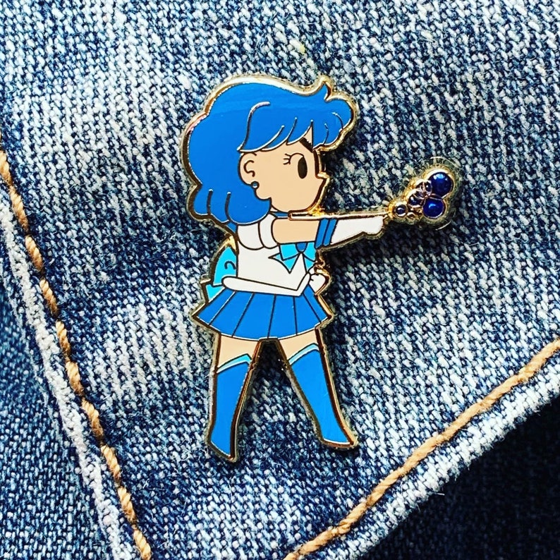 Guardian of Mercury Enamel Pin - Etsy