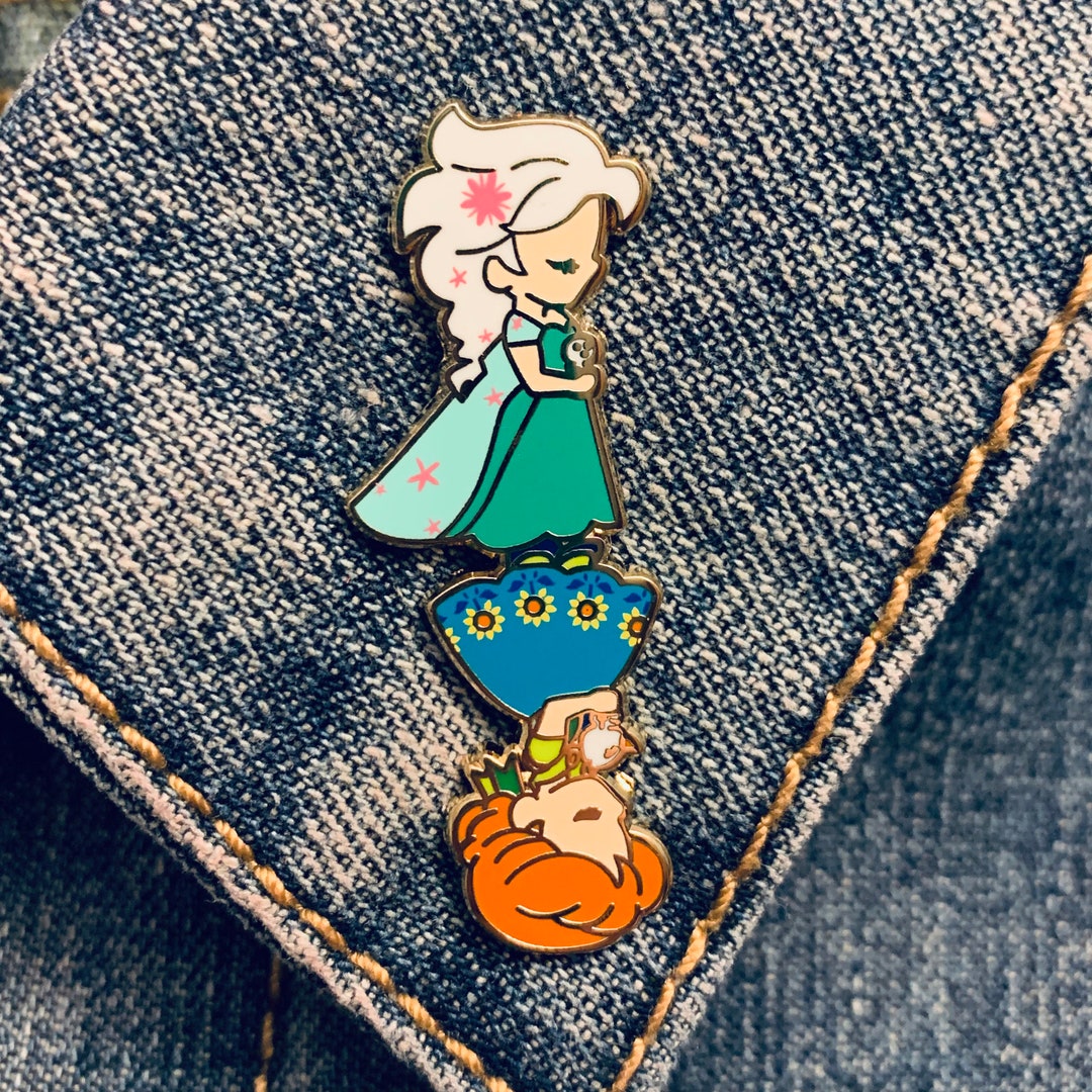 Spring Sisters Hard Enamel Flip Pin - Etsy