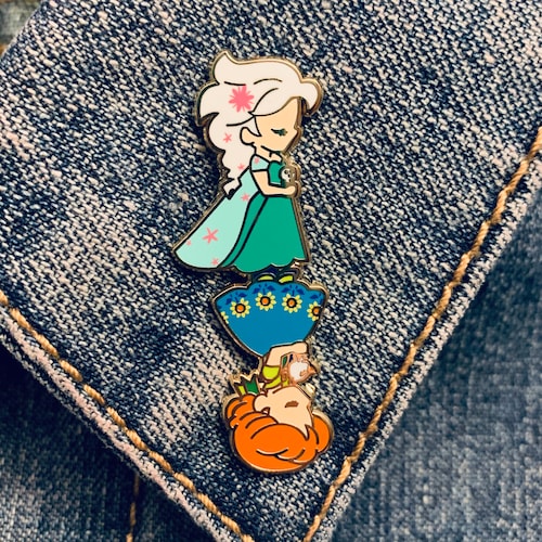 Mulan Inspired Hard Enamel Flip-pin - Etsy