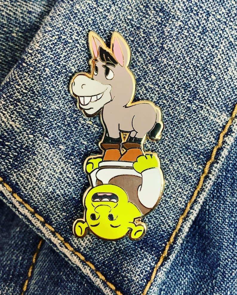 Fairytale Friends Hard Enamel Flip Pin - Etsy