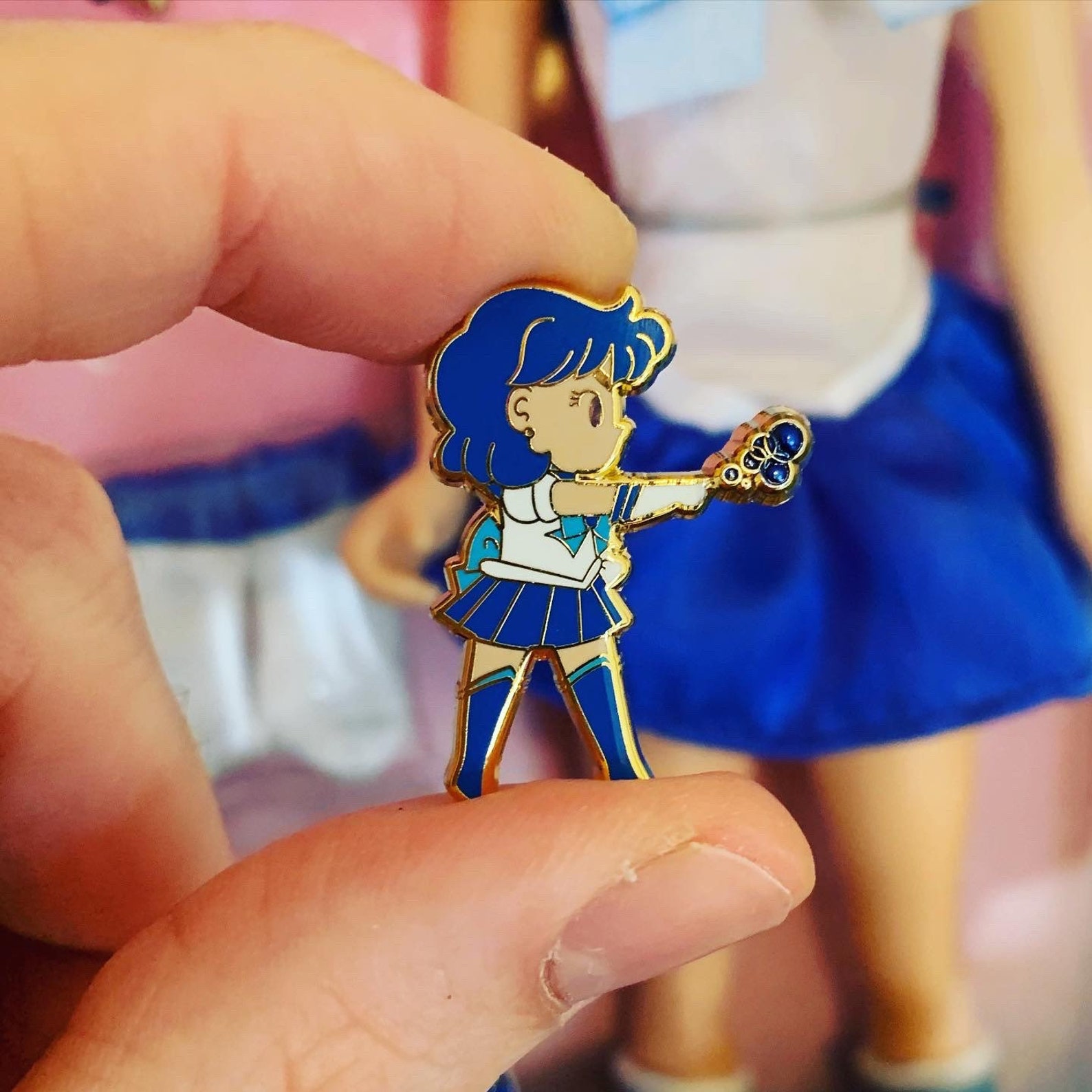 Guardian of Mercury Enamel Pin - Etsy