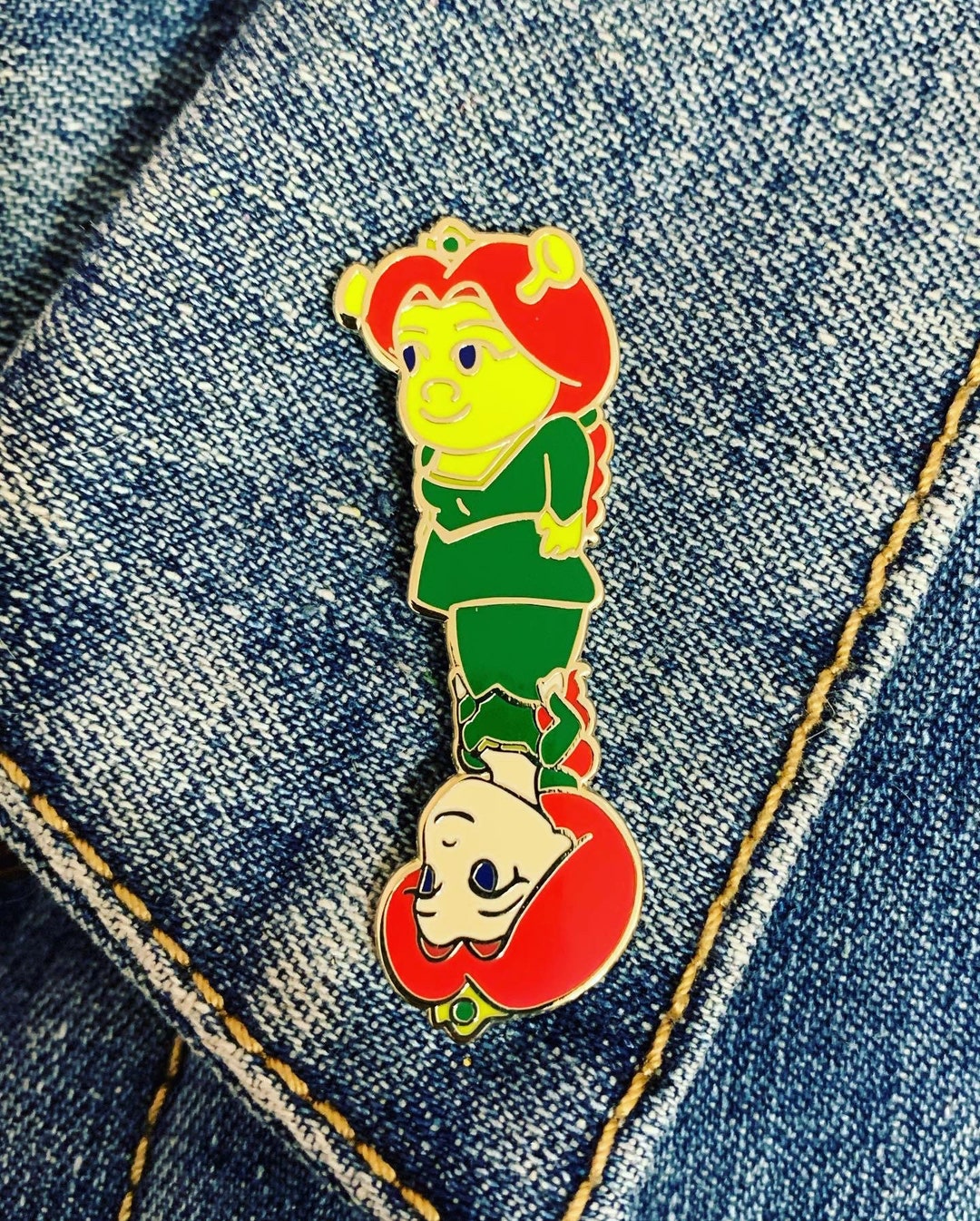 Transforming Princess Hard Enamel Flip Pin - Etsy