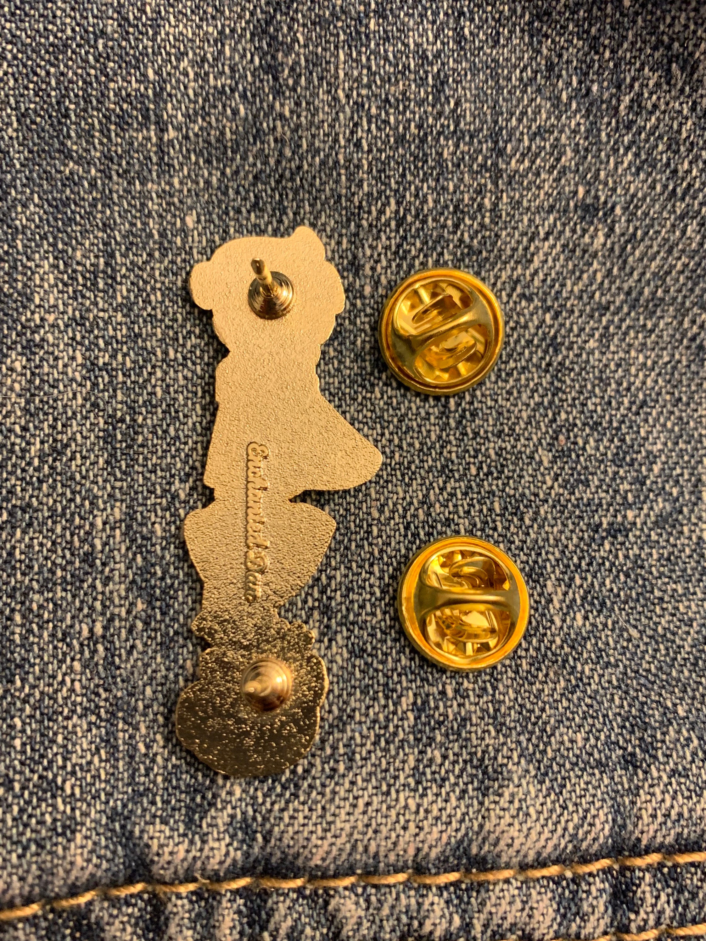 Spring Sisters Hard Enamel Flip Pin | Etsy