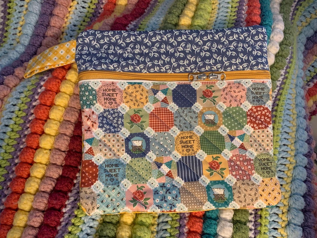 Lori Holt Zipper Bag. Perfect for Sewing Supplies , Crochet Projects ...