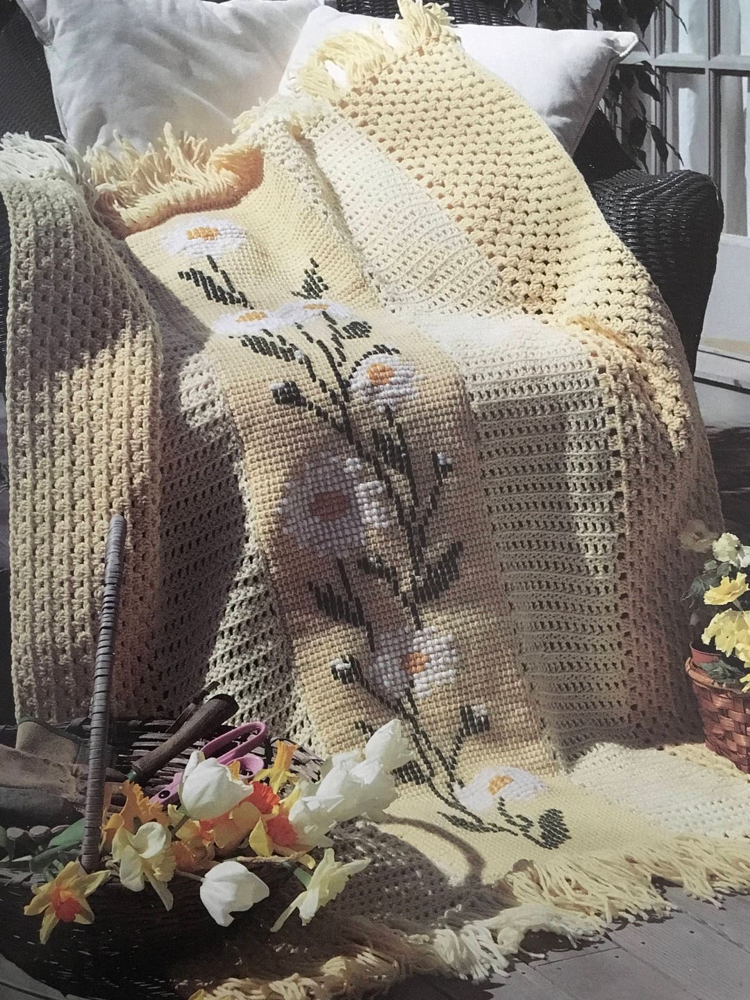 PDF Crochet/cross-stitch Afghan - Etsy