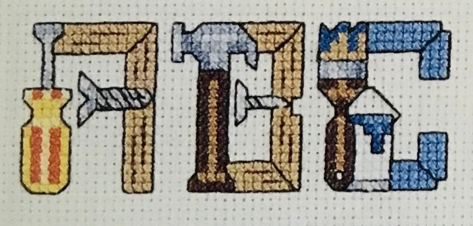PDF Cross-stitch Alphabet Tools - Etsy