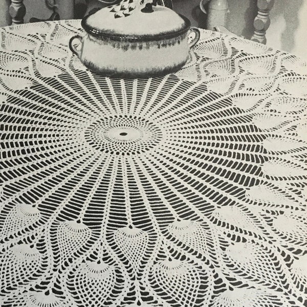 Crochet Doily Tablecloth - Etsy