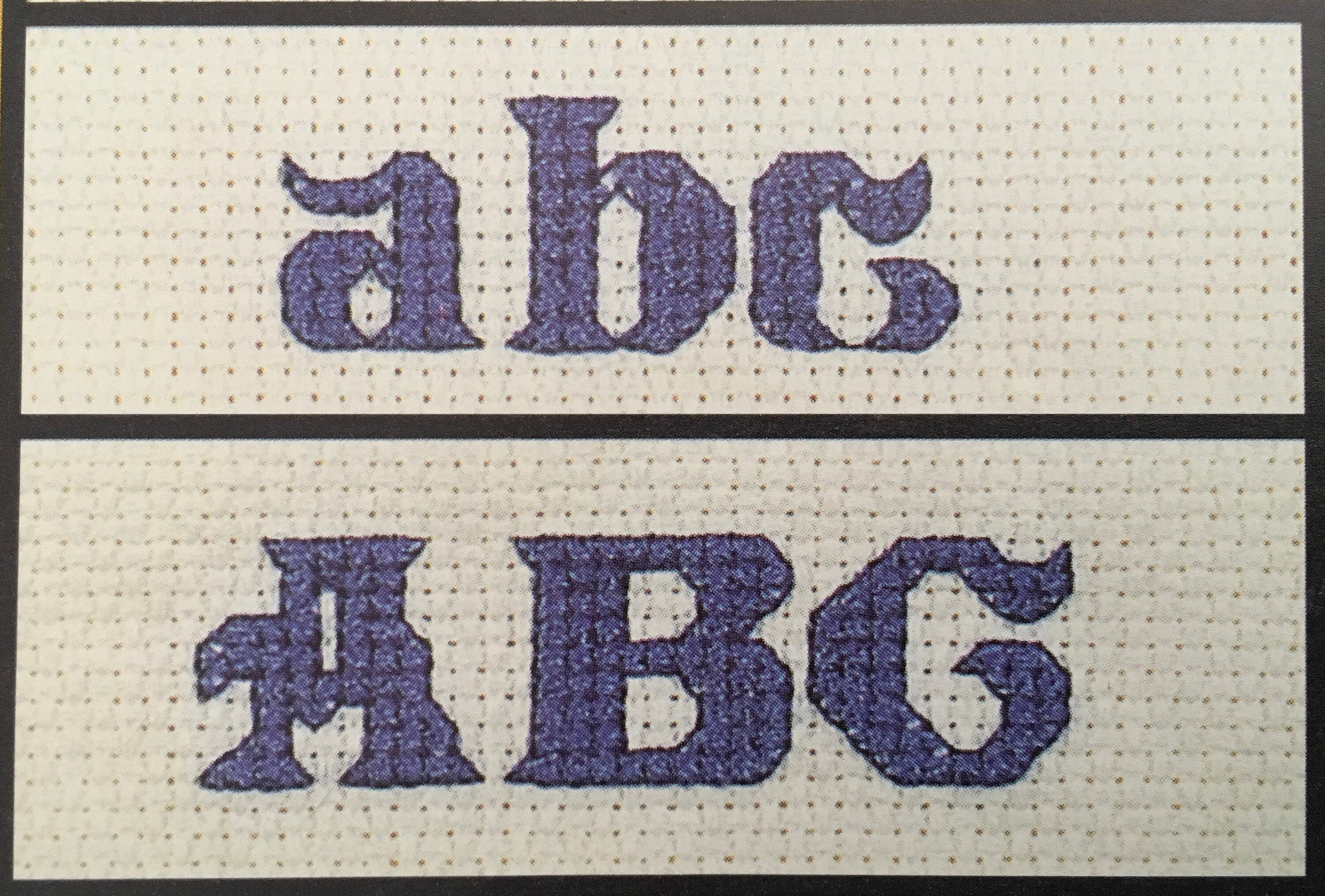 PDF 3 Cross-stitch Alphabet Ruby - Etsy