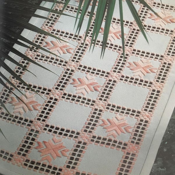 Hardanger Table Runner Pattern - Etsy
