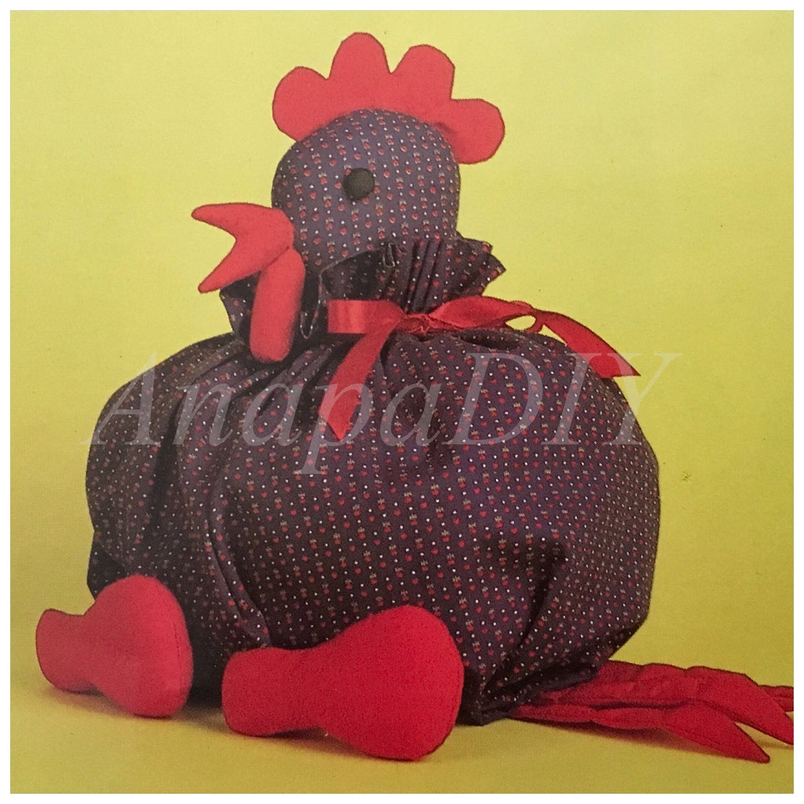 PDF Sewing Rooster Pajama Bag - Etsy