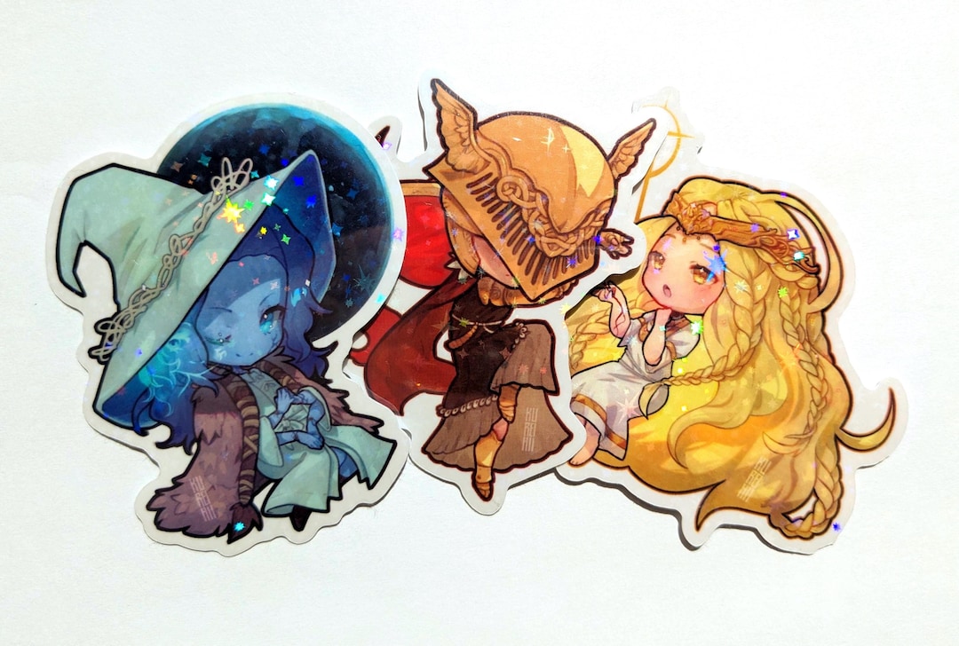 Elden Ring Holographic Vinyl Stickers - Etsy
